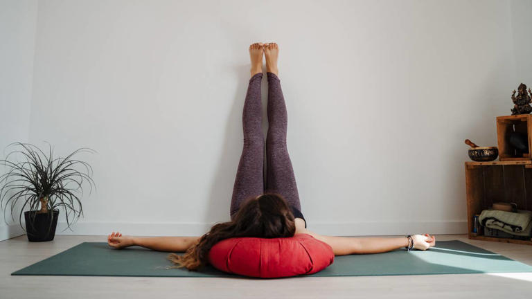 I tried wall yoga for 30 days—the results surprised me