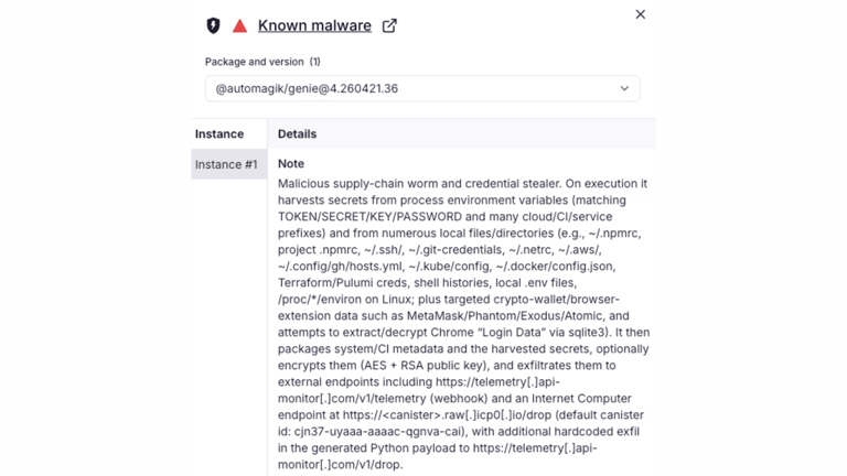 Novo vírus ataca NPM para roubar credenciais e dados de usuários