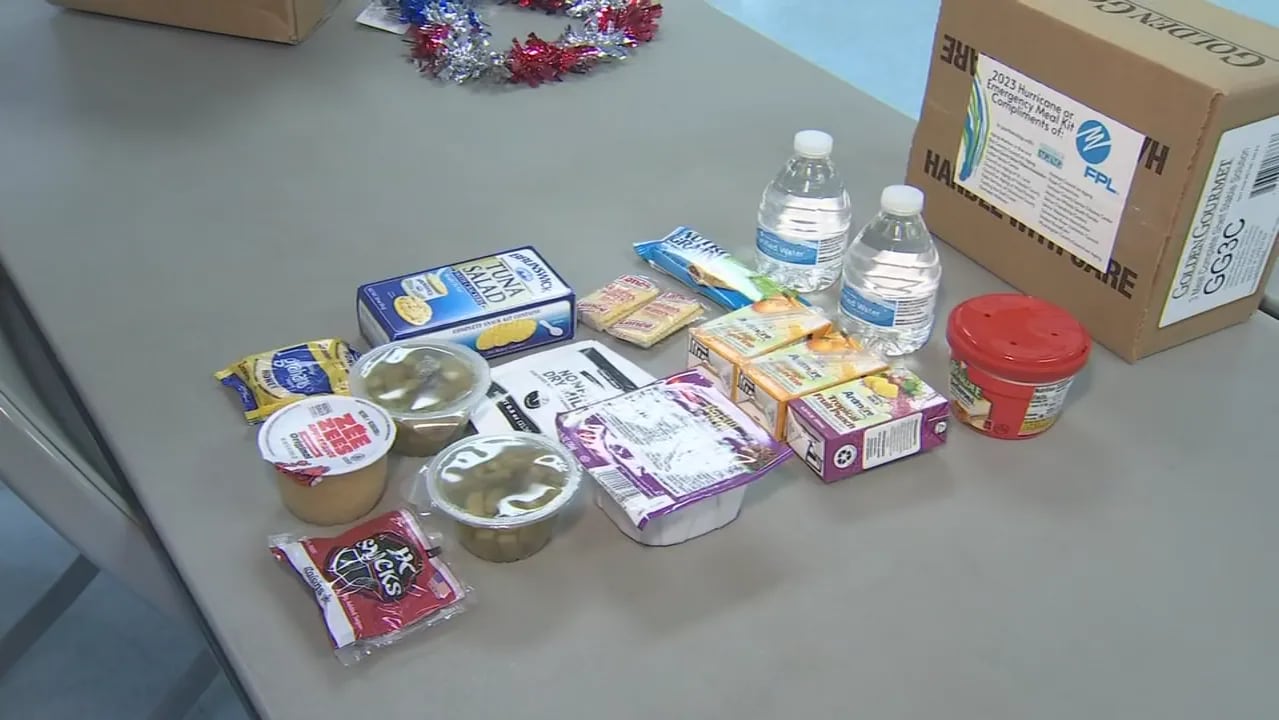 Free hurricane kits available at giveaway for seniors in Orlando