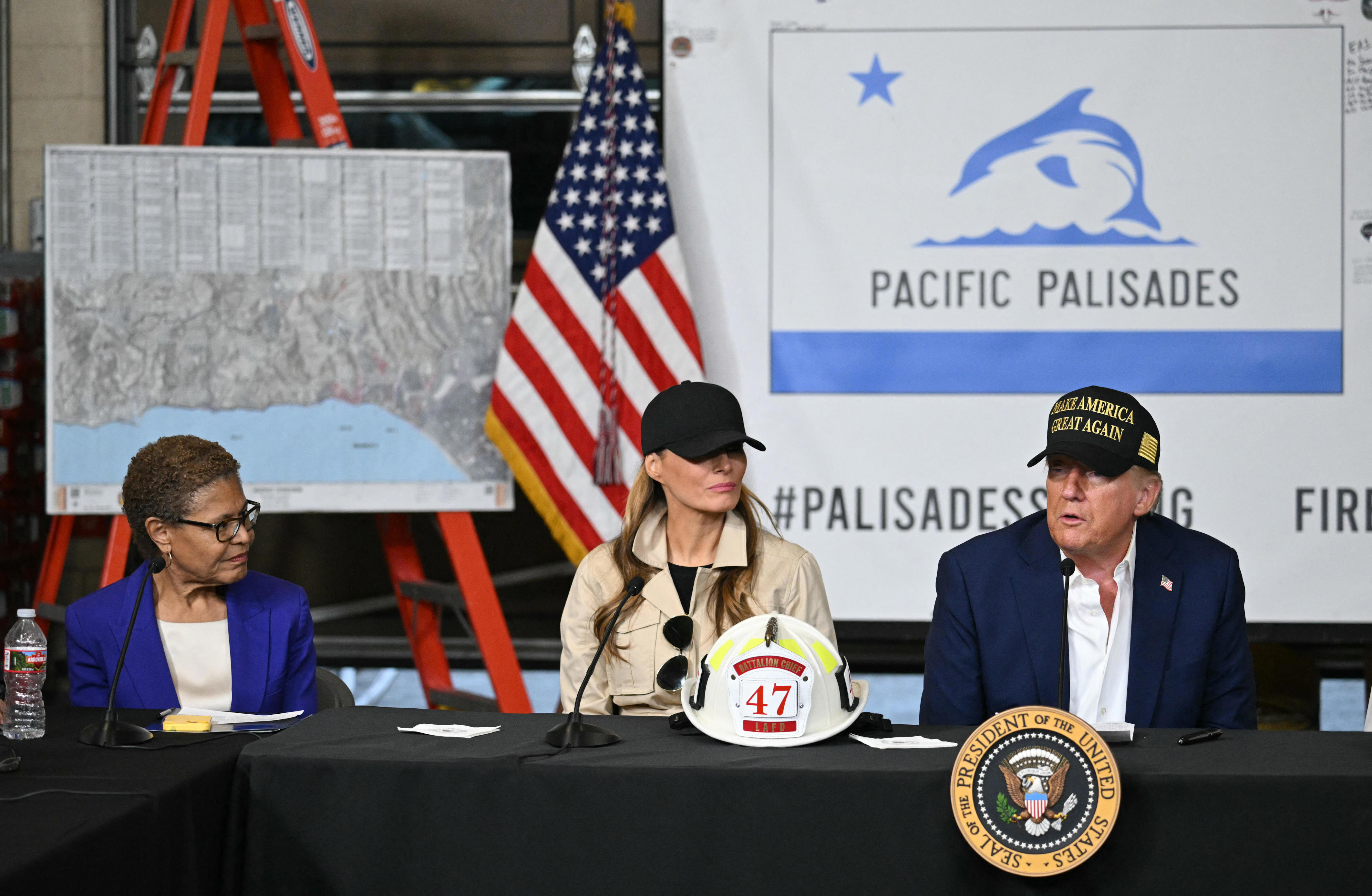 Bass, Barger meet with Trump on wildfire recovery funding