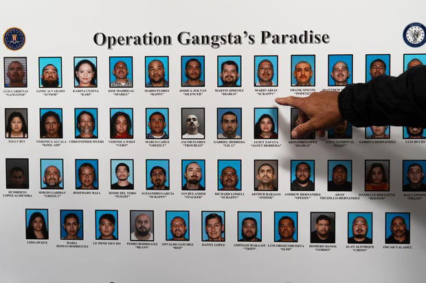 FBI's "Operation Gangsta's Paradise" leads to more than 40 Southern ...