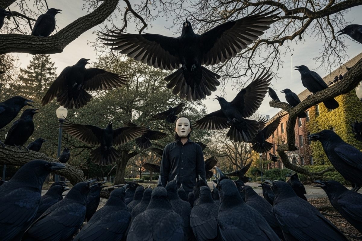 Crows remember human faces for years and warn others about people they ...