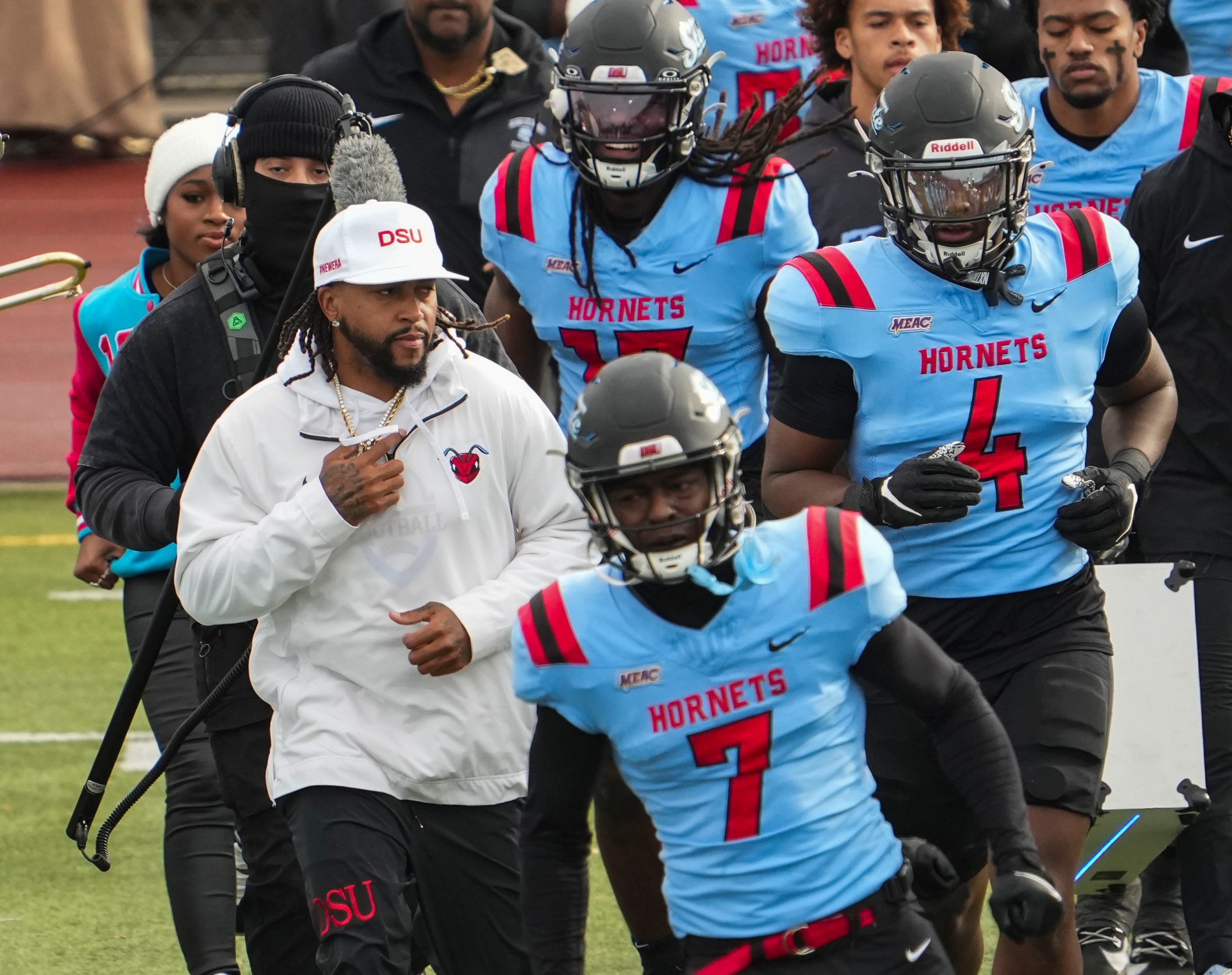 Football player sues DSU, coach DeSean Jackson after teammate attack