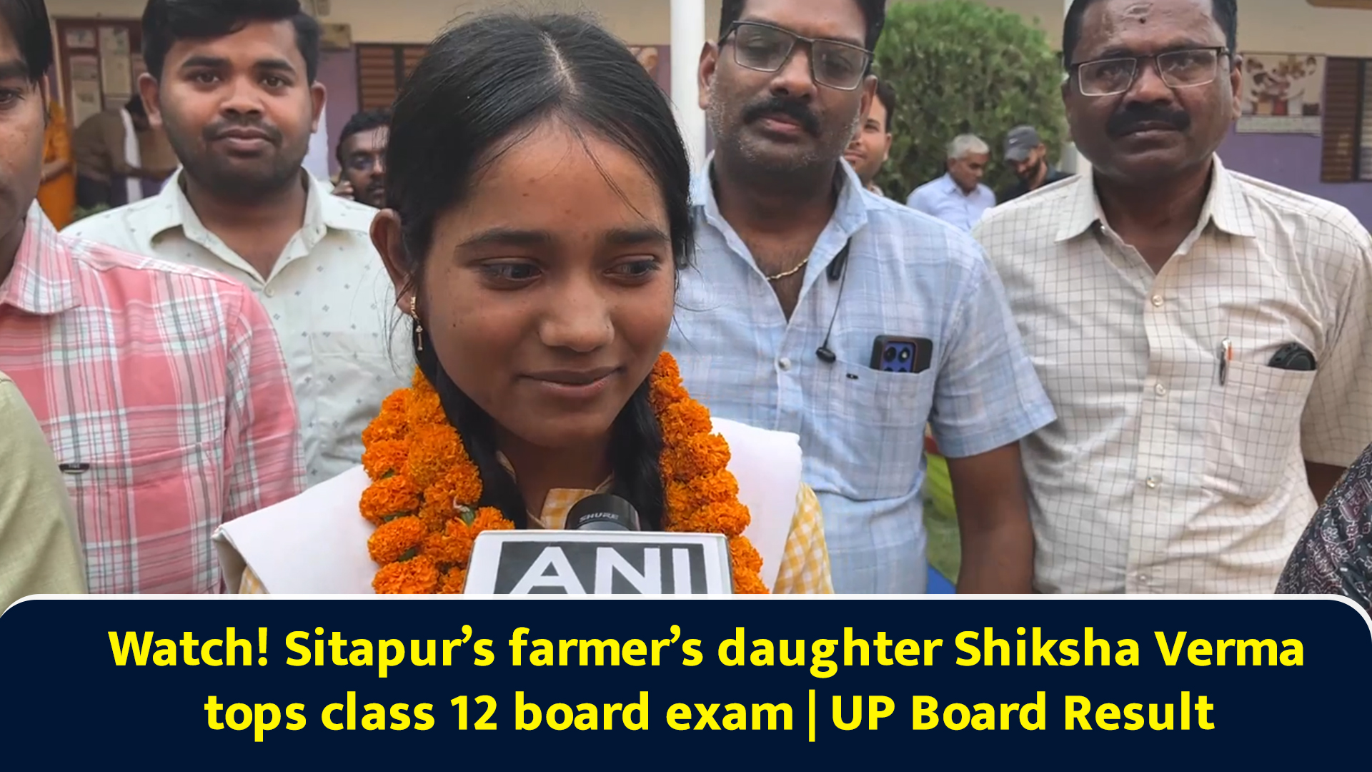Watch! Sitapur’s farmer’s daughter Shiksha Verma tops class 12 board ...
