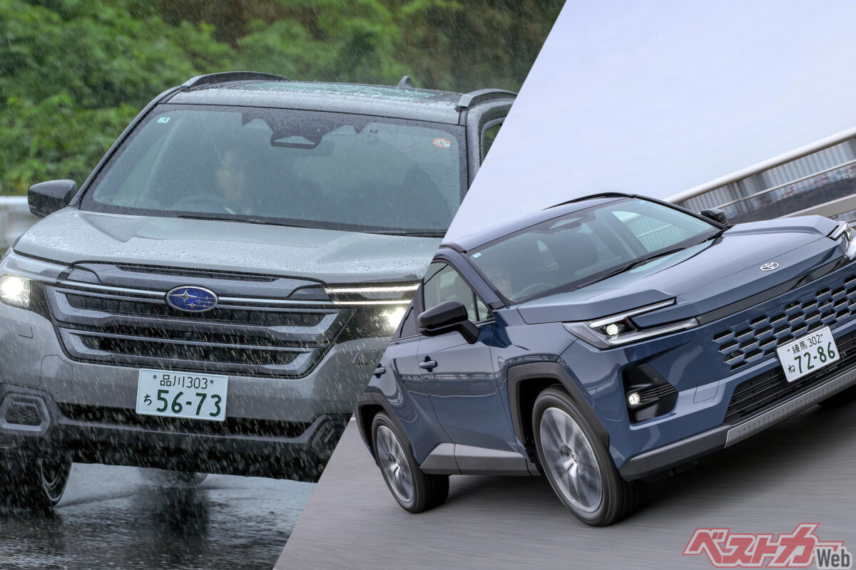 ハイテクか、それとも実用性か!? トヨタとスバルの“思想”がモロに出た！ 新型RAV4 vs 新型フォレスター装備編!!