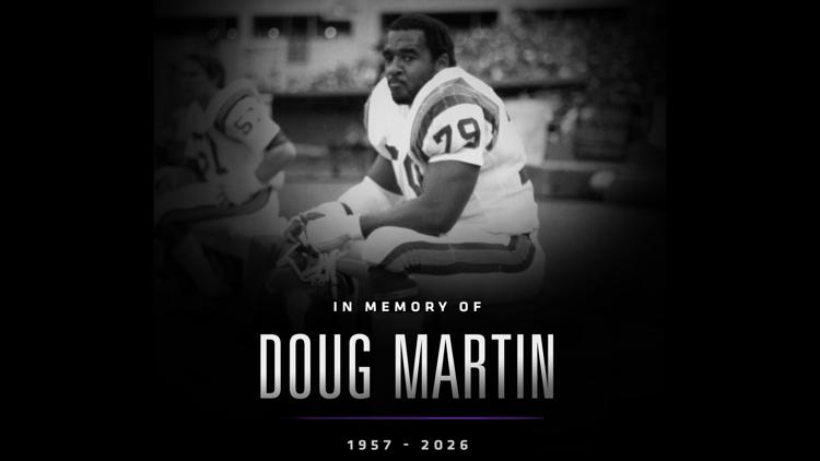 Former Vikings defensive end Doug Martin dies at 68