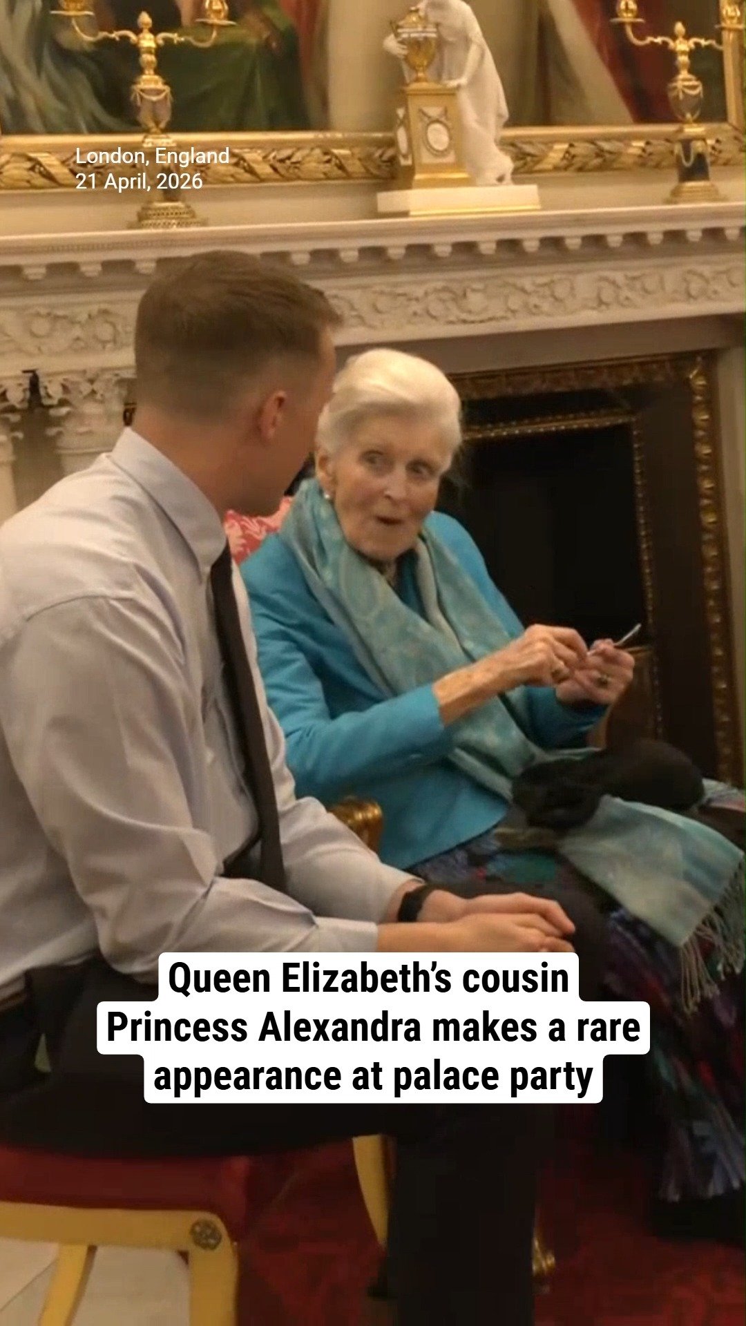 Queen Elizabeth’s cousin Princess Alexandra makes a rare appearance at ...