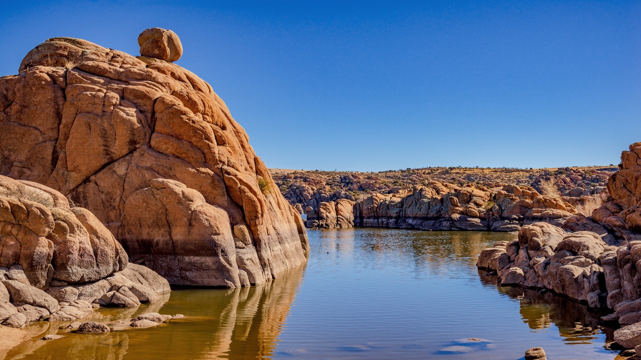 Four miles from downtown Prescott, Arizona sits a lake inside 1.4 ...