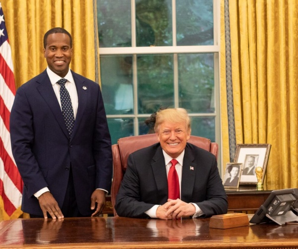 John James sees polls rise in Michigan race