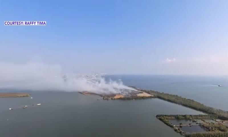 Navotas landfill fire 80% contained, MMDA says