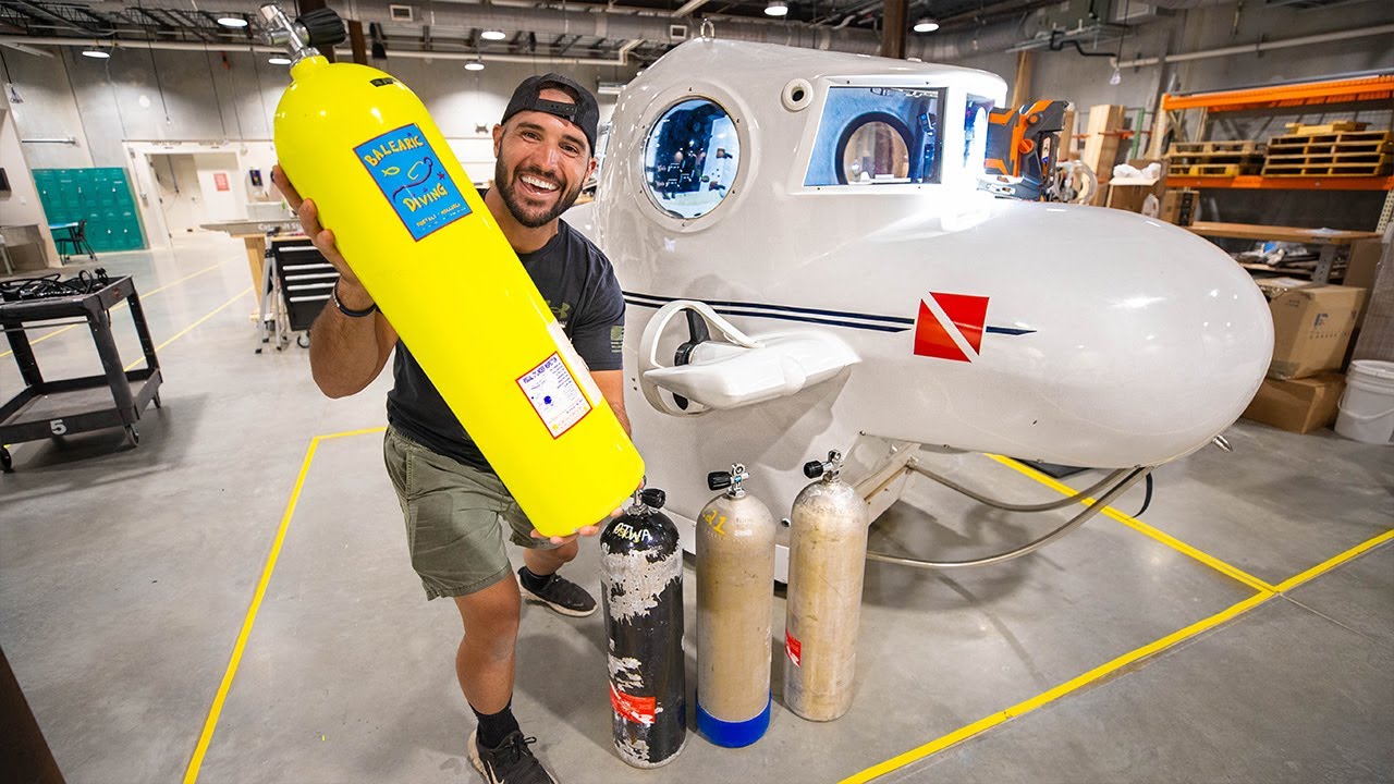Installing tanks in a 1998 personal submarine