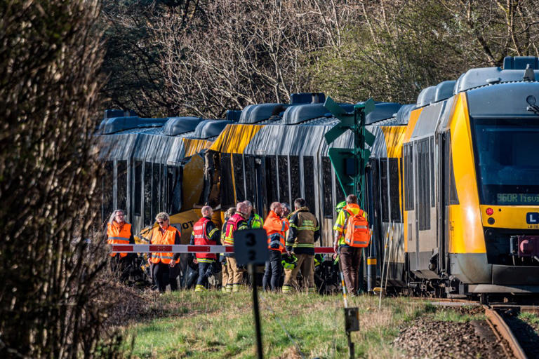 18 people injured when two trains collide in Denmark