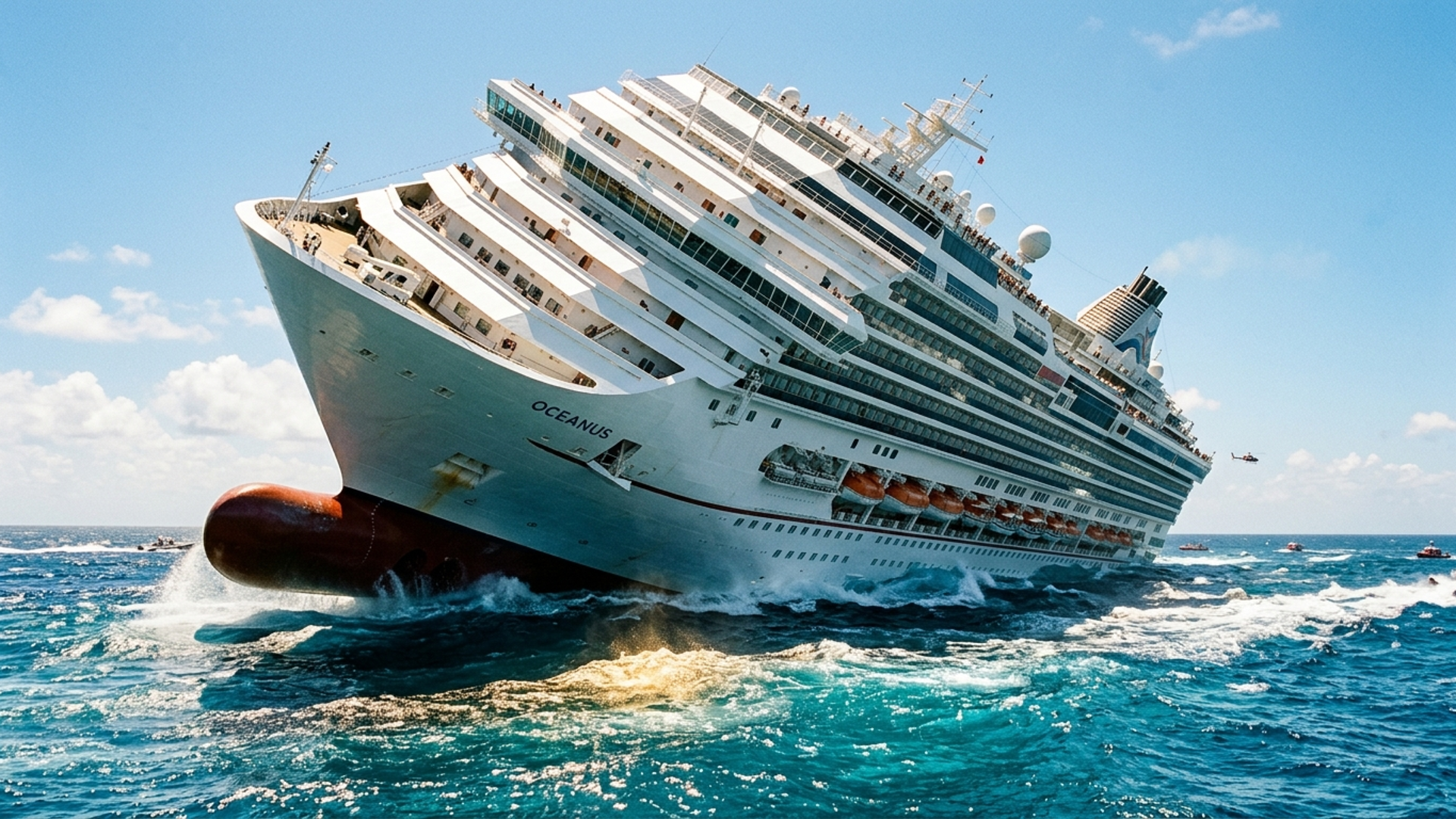 How a cruise ship corrects itself, the shifting centers that prevent a ...