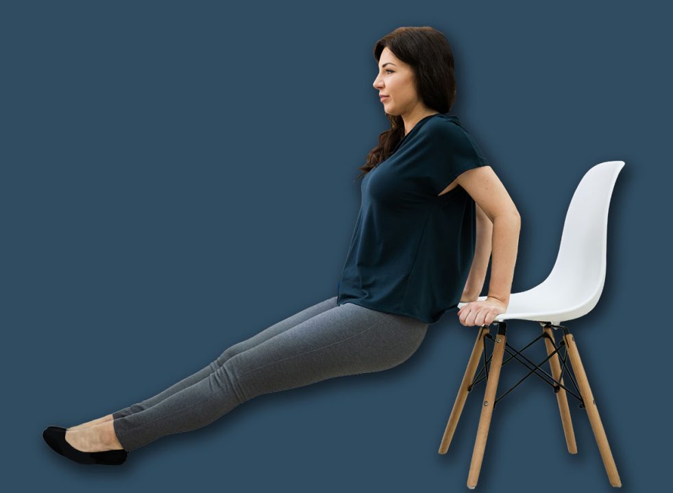 A fitness coach shares 5 chair exercises to rebuild arm strength after 55