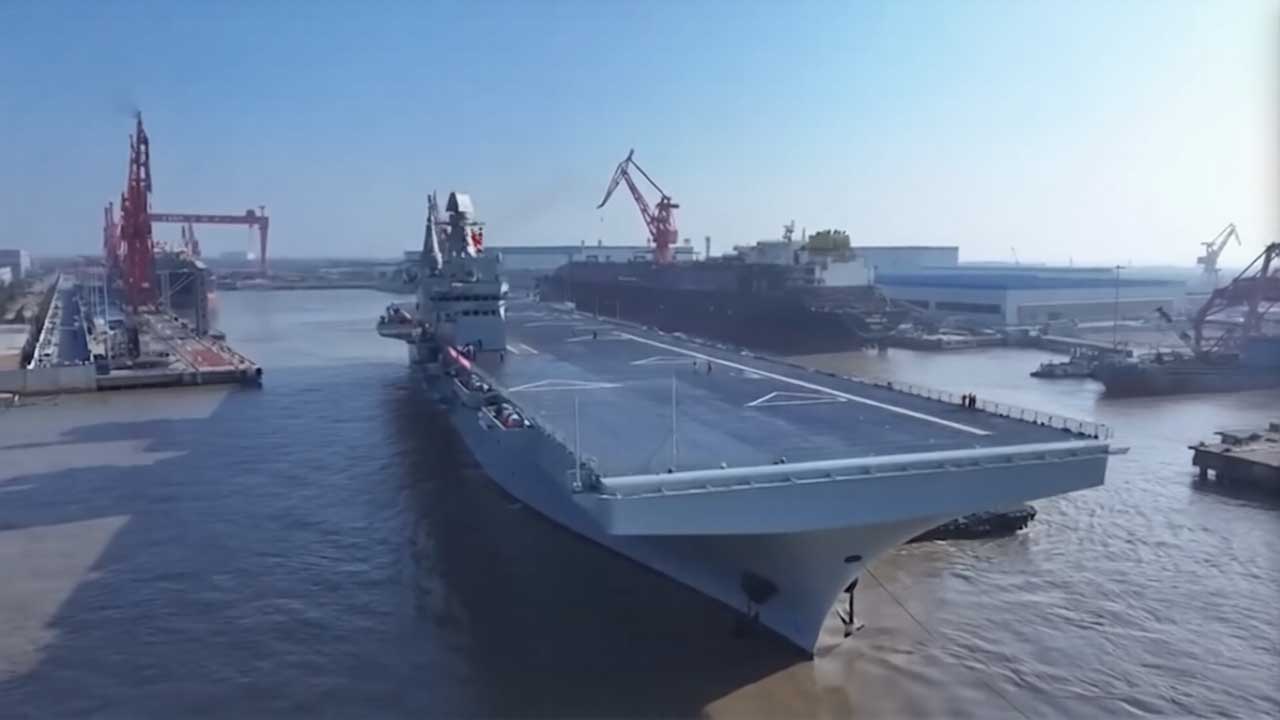 China’s Type 076 ‘Sichuan’ heads to South China Sea for sea trials