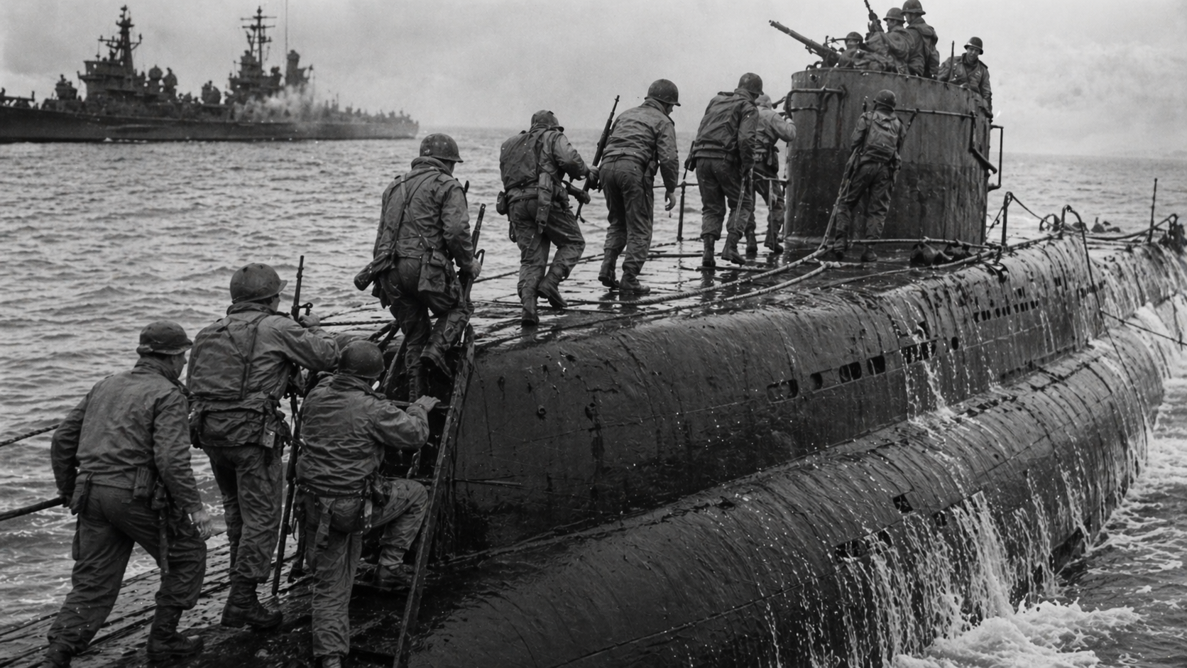 The secret US Navy mission that captured a Nazi submarine at sea