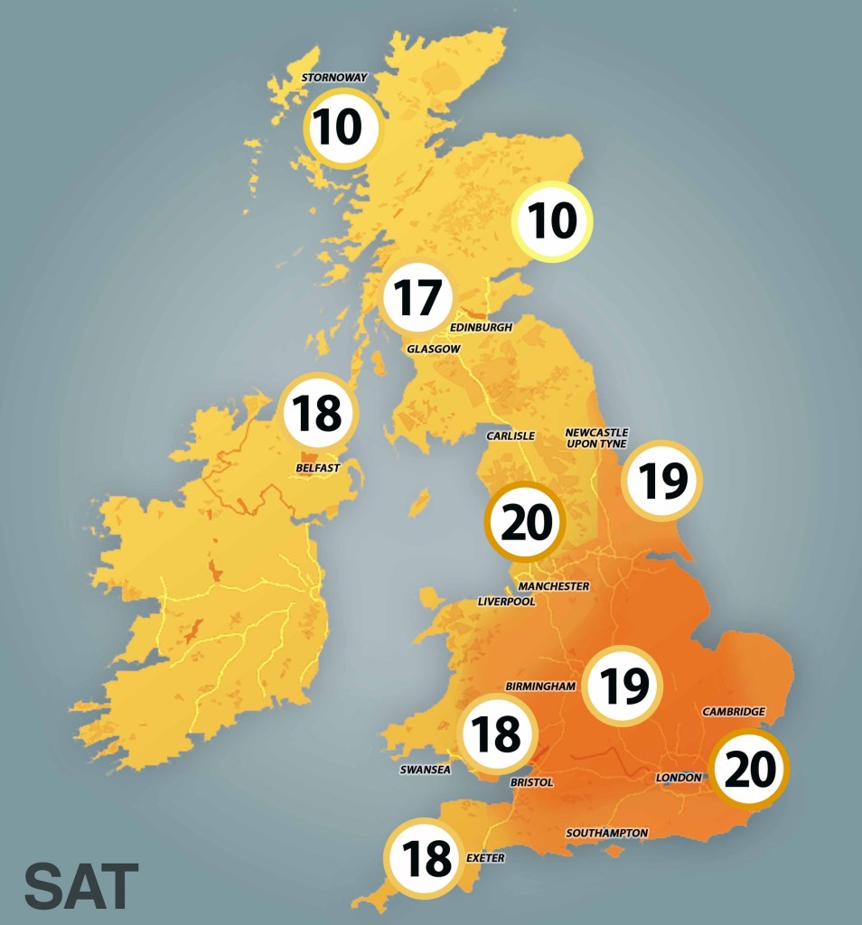 UK to experience heat wave this weekend as temperatures expected to hit ...