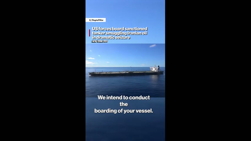 US forces seize sanctioned tanker smuggling Iranian oil