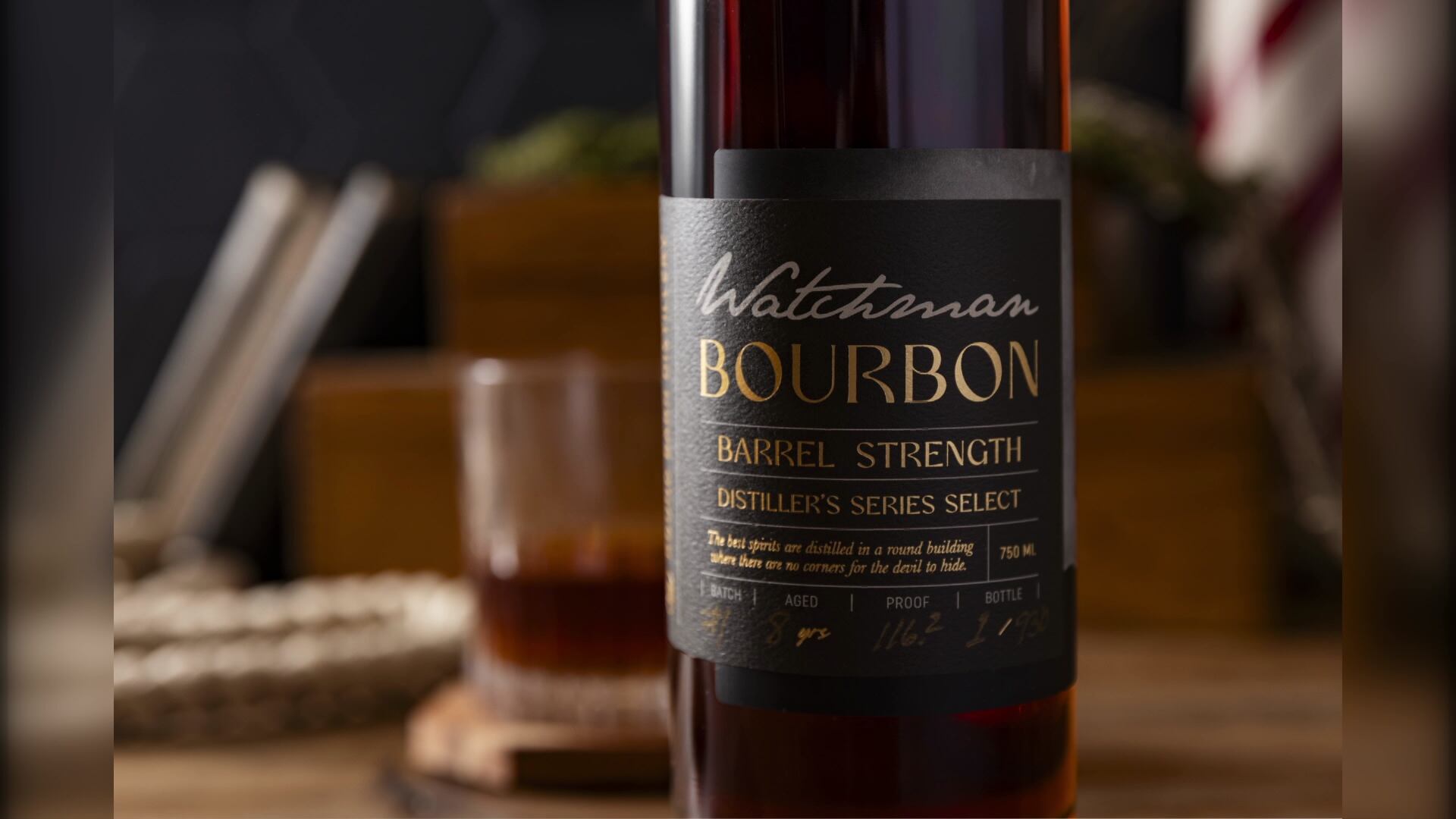 Round Barn launches Lighthouse Series with Watchman barrel-strength bourbon