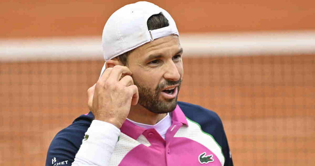 La terrible chute au clas­se­ment de Dimitrov, battu dès le premier tour
