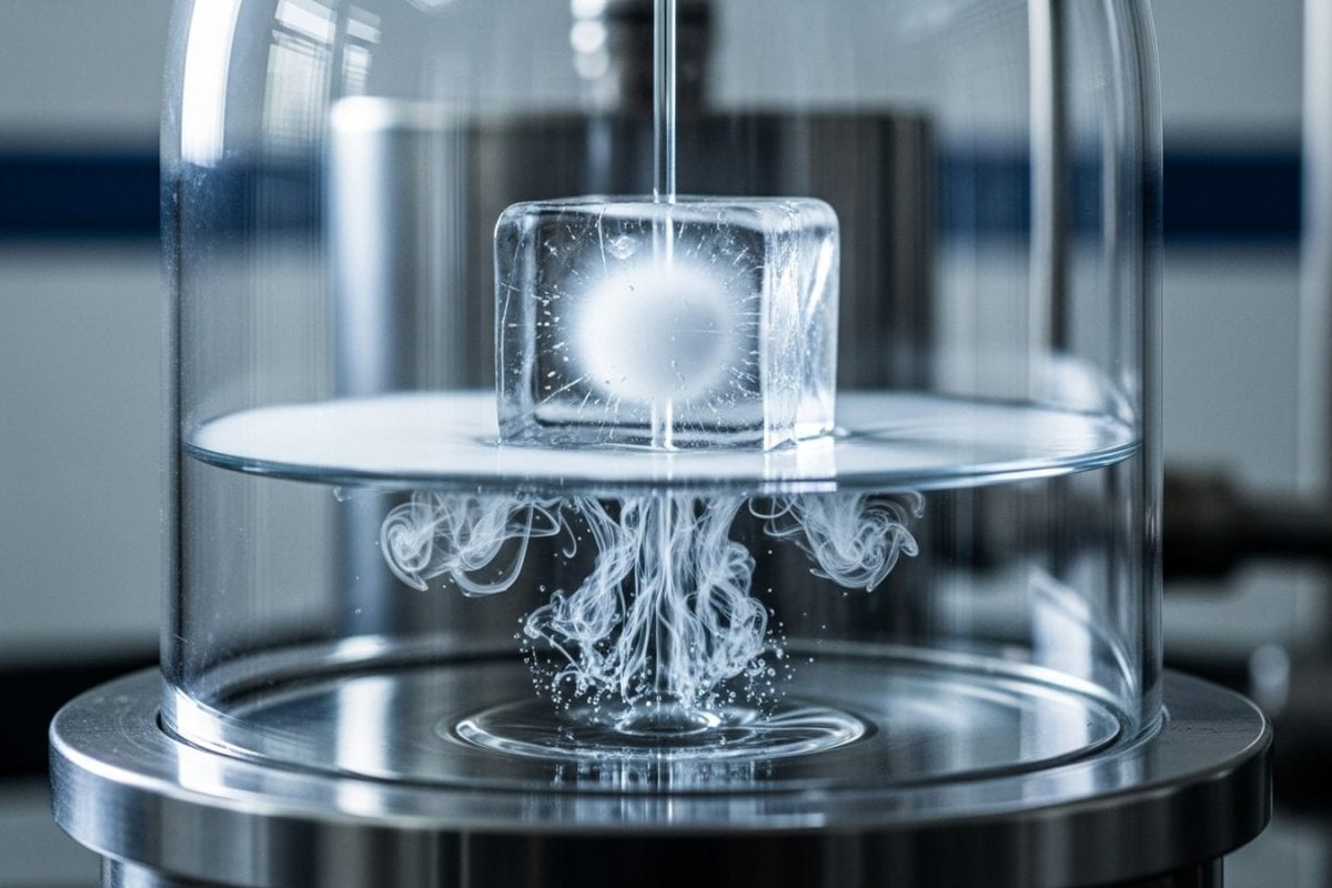 Water can boil and freeze at the same time but only under exact conditions