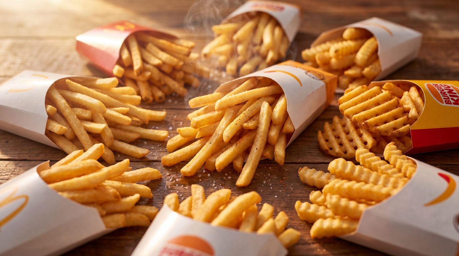 Ranking of the best fast food French fries after taste testing them all