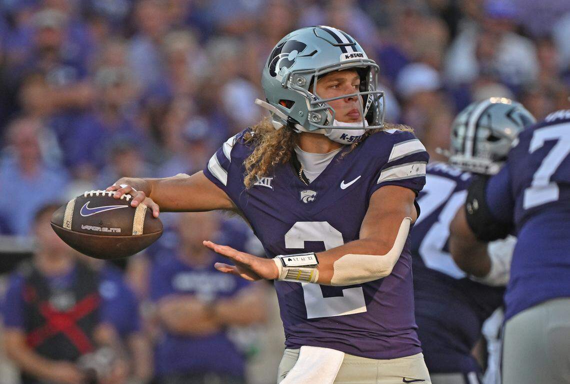 Avery Johnson's loyalty to K-State rare among top QBs from 2023 ...