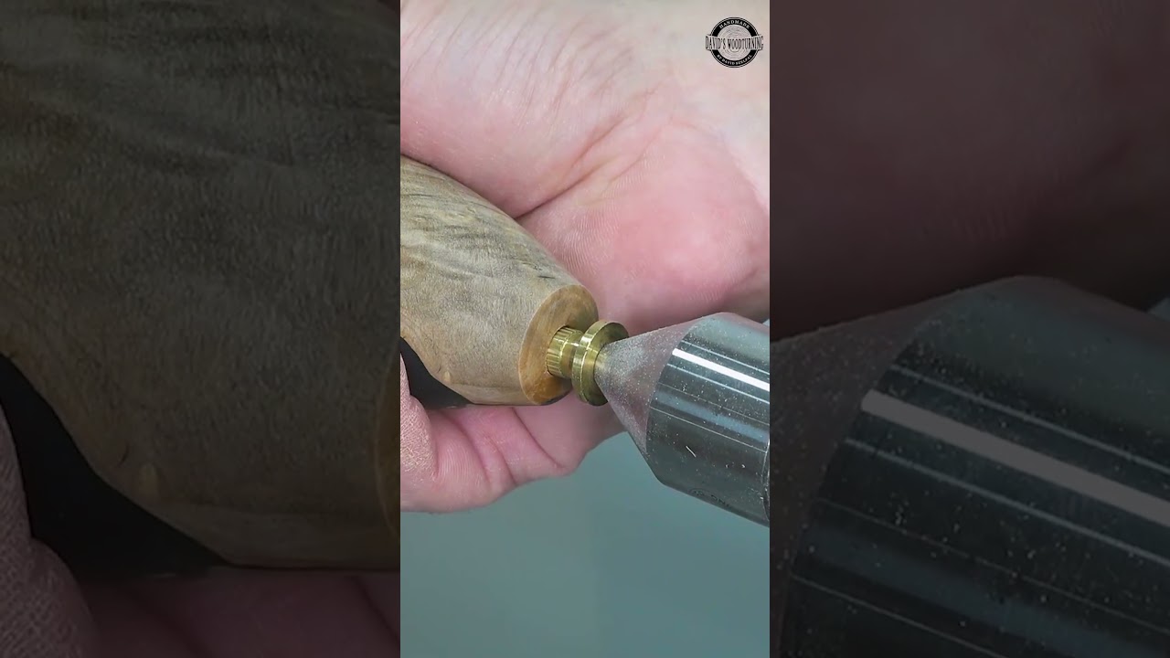 Shoe horn out of olive wood: ASMR