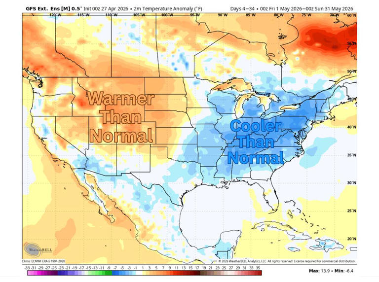 Connecticut's May weather outlook: Warmer days ahead, but it may take ...