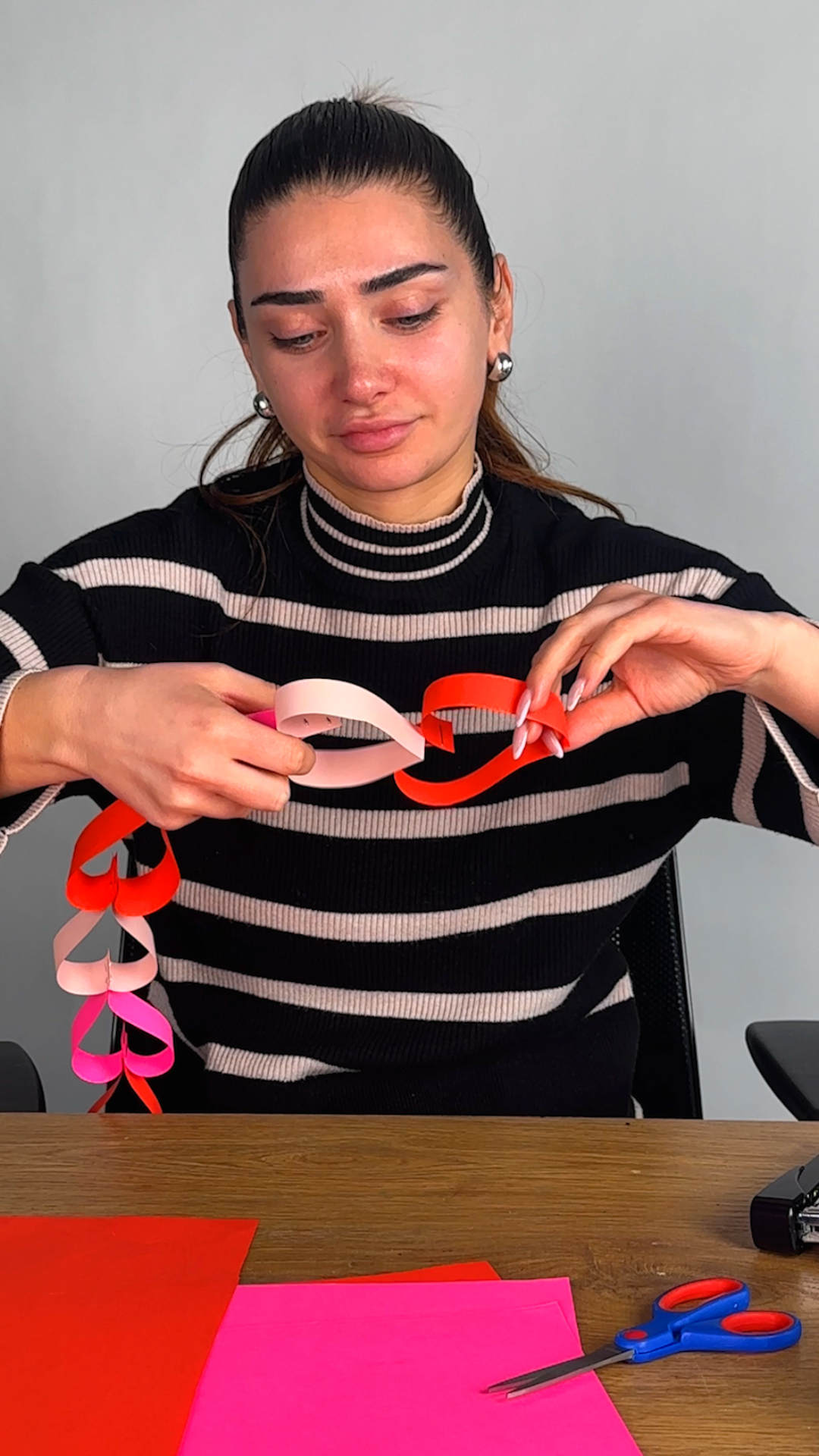 Cute hanging hearts craft idea 💖🎀