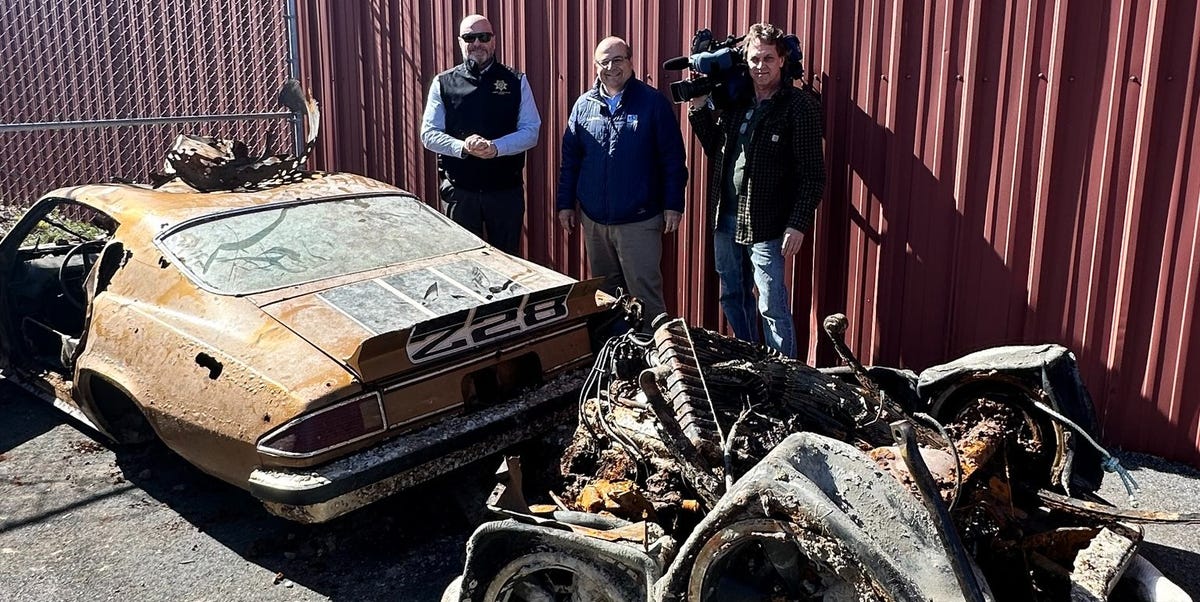 Muscle car mystery: 1974 Camaro Z28 pulled from lake