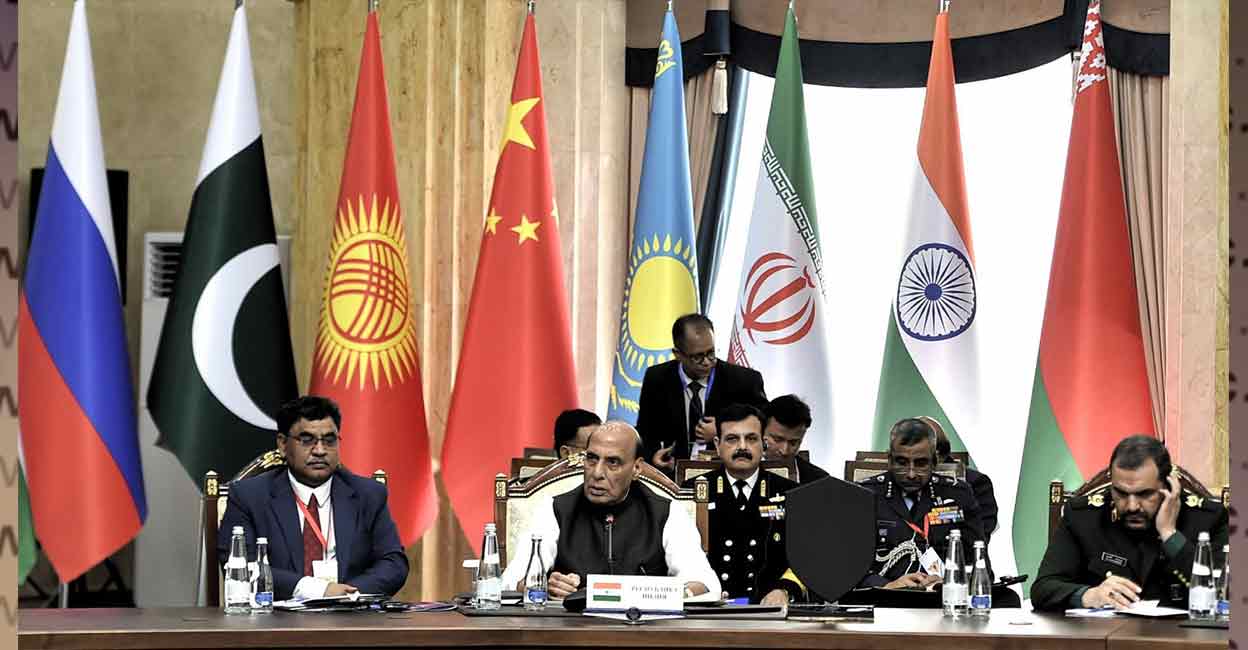 Rajnath Singh attends SCO defence ministers’ meeting