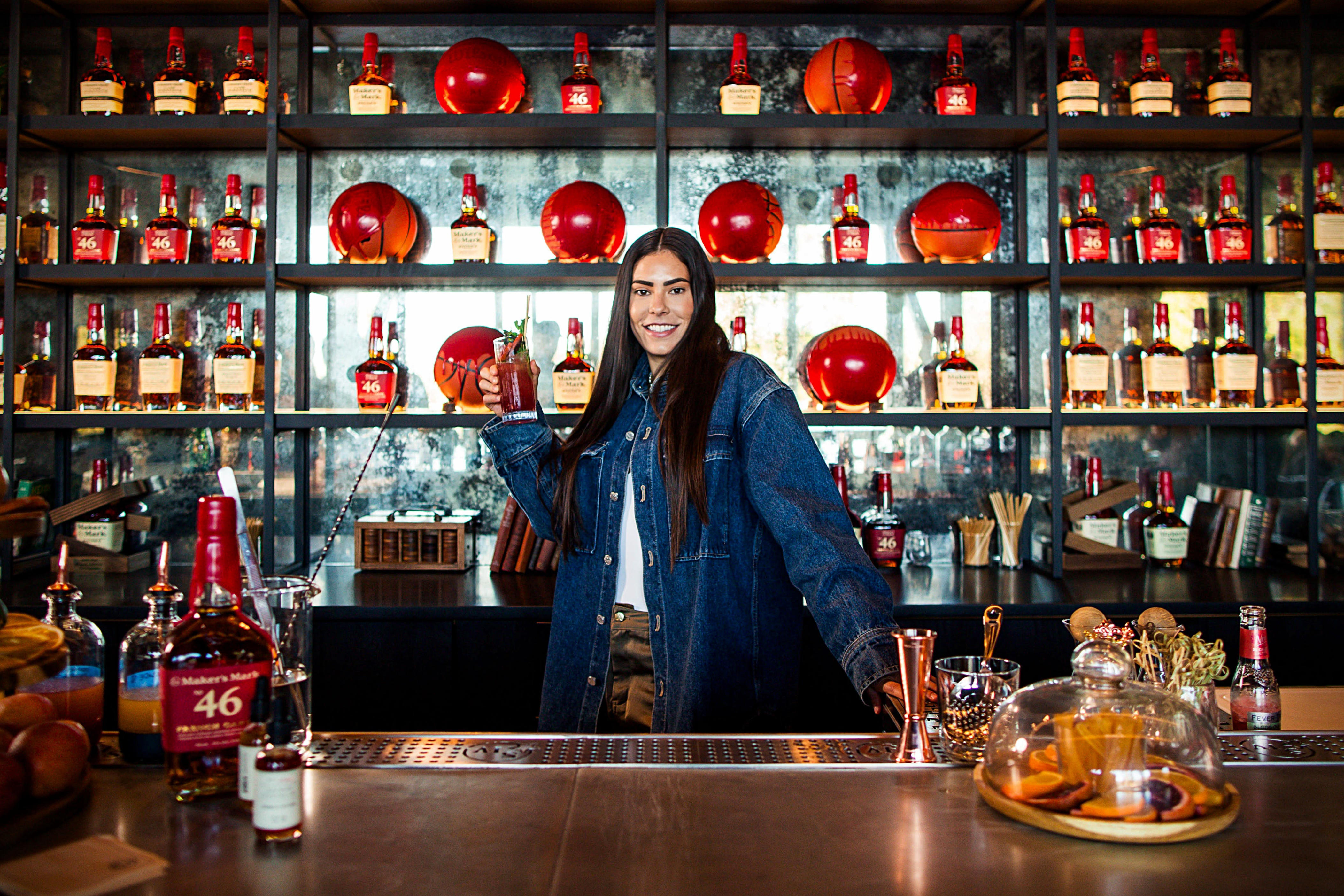Kelsey Plum ends busy WNBA offseason with her own Maker’s Mark bourbon