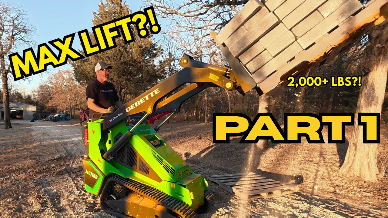 Mini skid steer performance test that pushes boundaries part 1