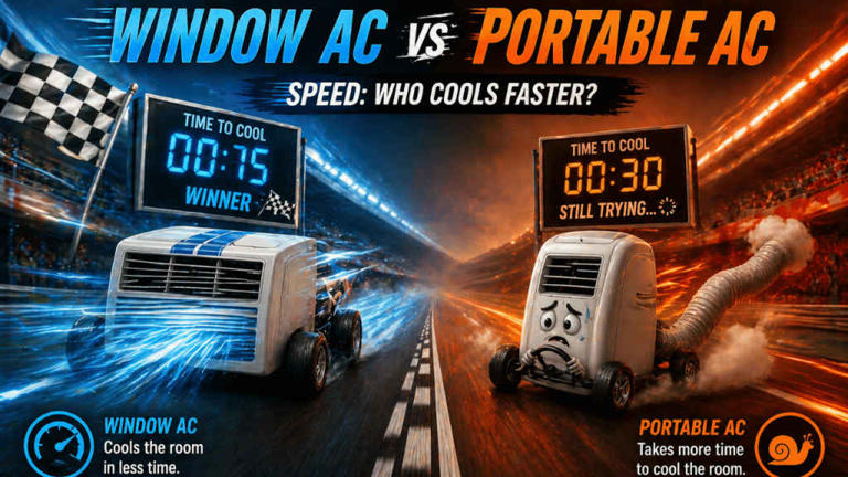 Portable AC vs window AC: From price to cost and cooling, every aspect ...