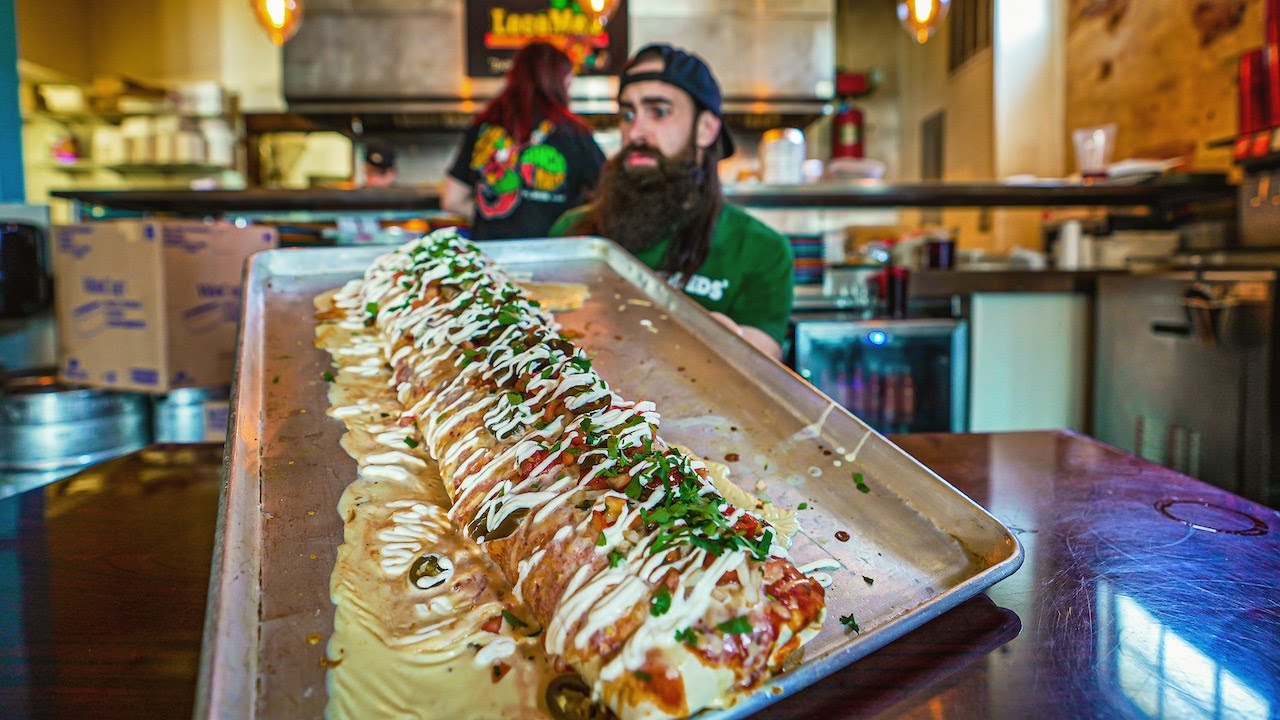 The biggest burrito I’ve ever attempted | The Atomico challenge ...