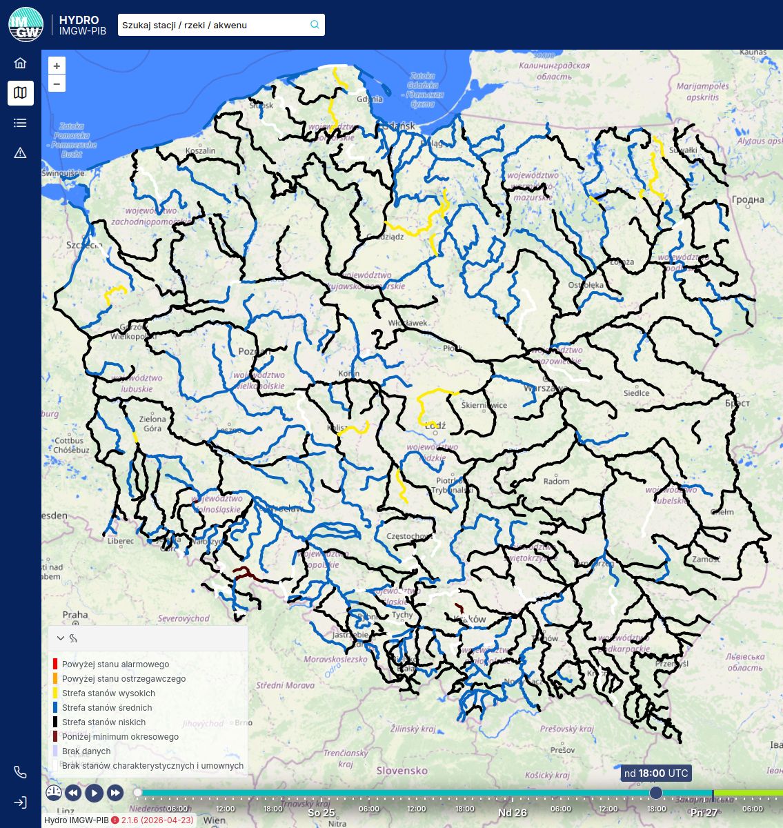 Czarna mapa polskich rzek. Dramatyczna sytuacja hydrologiczna w środku ...