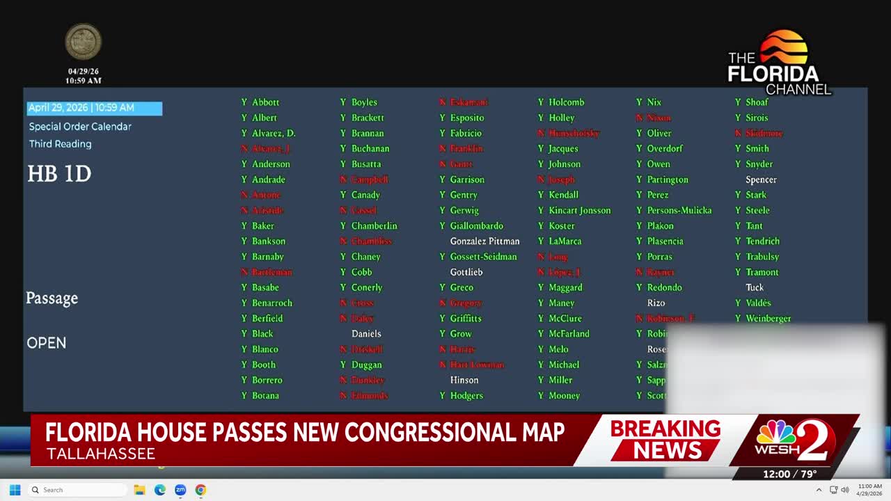 Florida House approves redrawn congressional map put forward by Gov ...