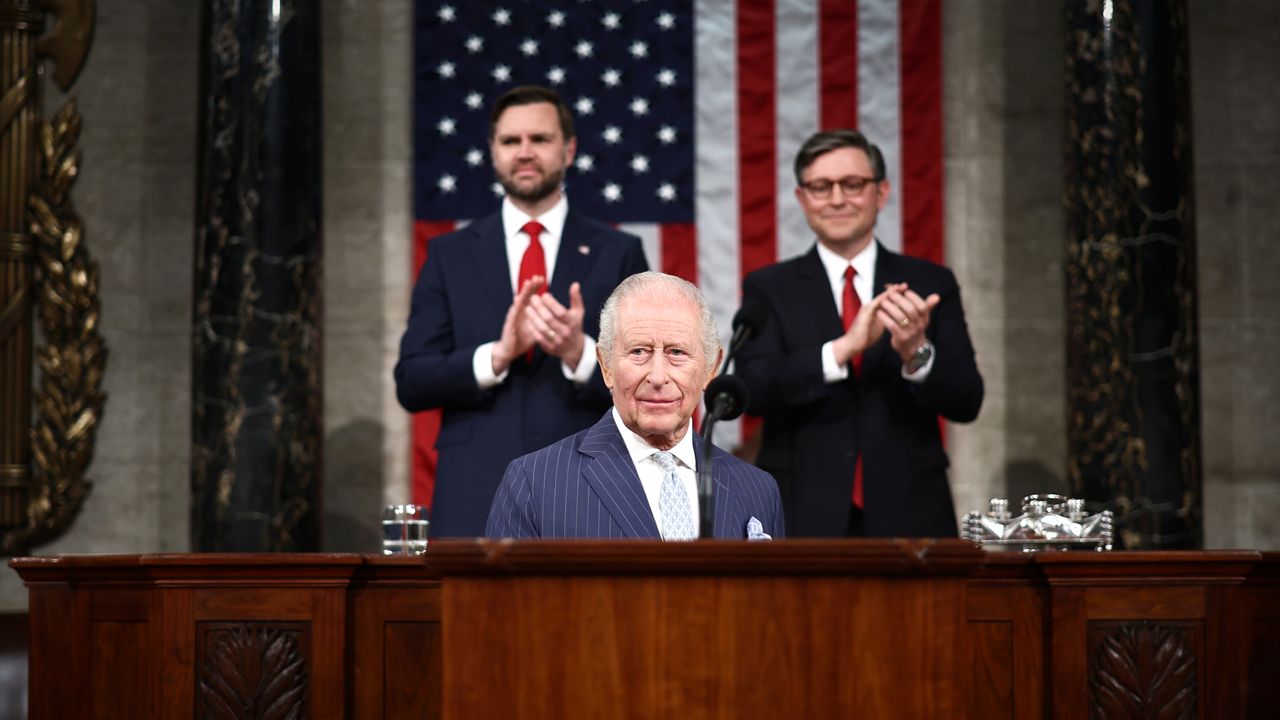 King Charles touts US democracy in speech to Congress