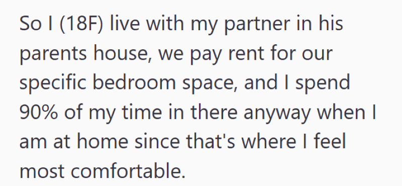 18-year-old pays rent to boyfriend's parents, protests when told to ...