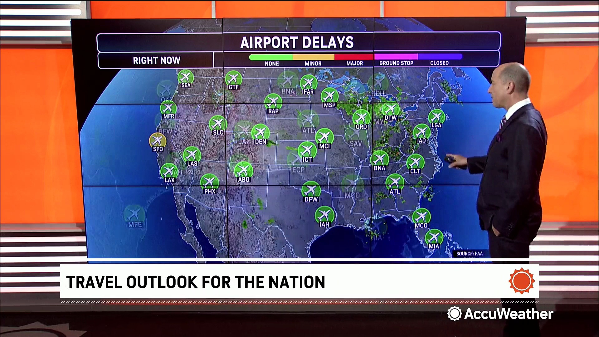 Here's your travel forecast for April 29