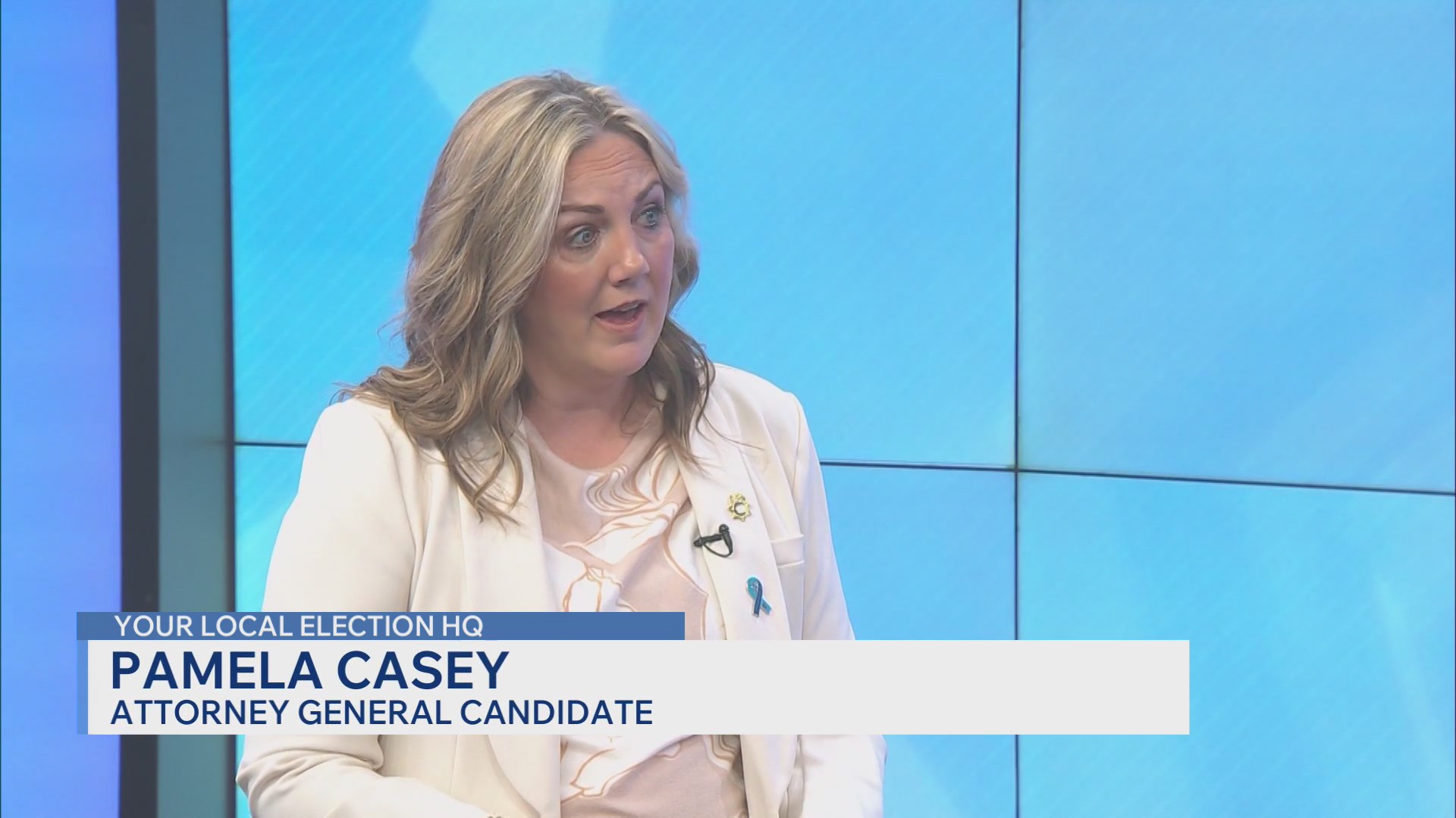 Alabama attorney general candidate Pamela Casey visits CBS 42