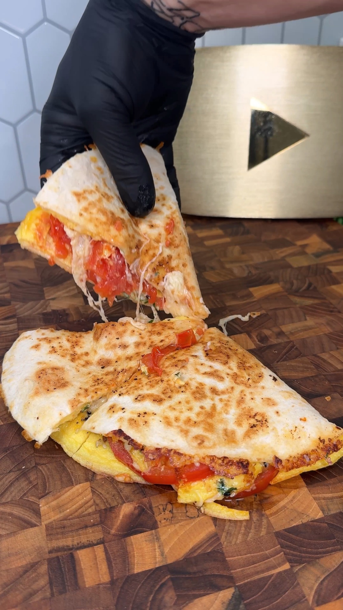 Breakfast quesadilla easy recipe