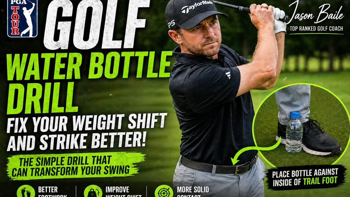 Golf swing secret: Can a simple water bottle fix your weight shift ...
