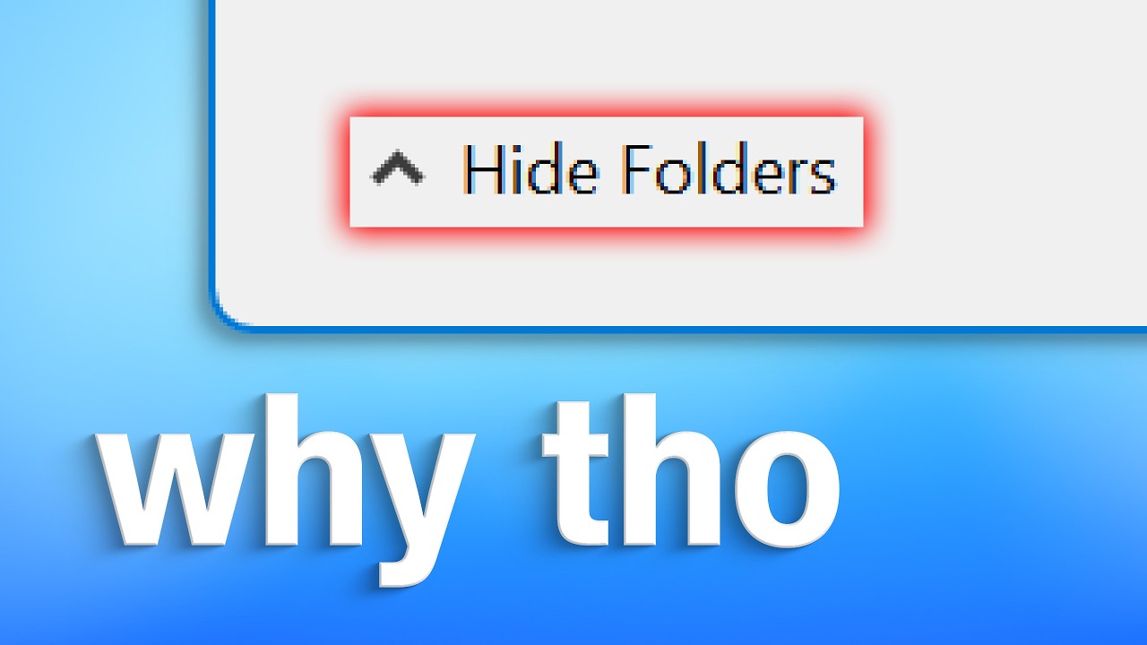 Why Windows still hides a secret folder save button