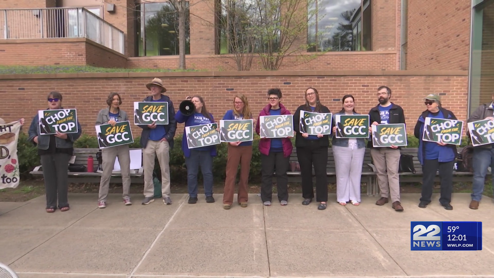 GCC faculty protest for fair wages, better conditions