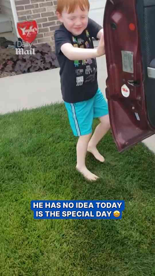 Boy surprises himself with puppy after saving for 18 months