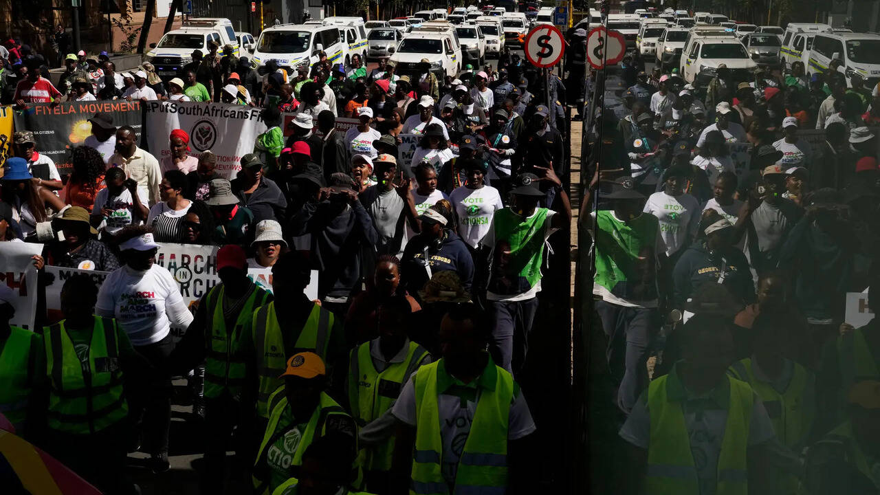 Hundreds protest in Johannesburg over illegal immigration concerns