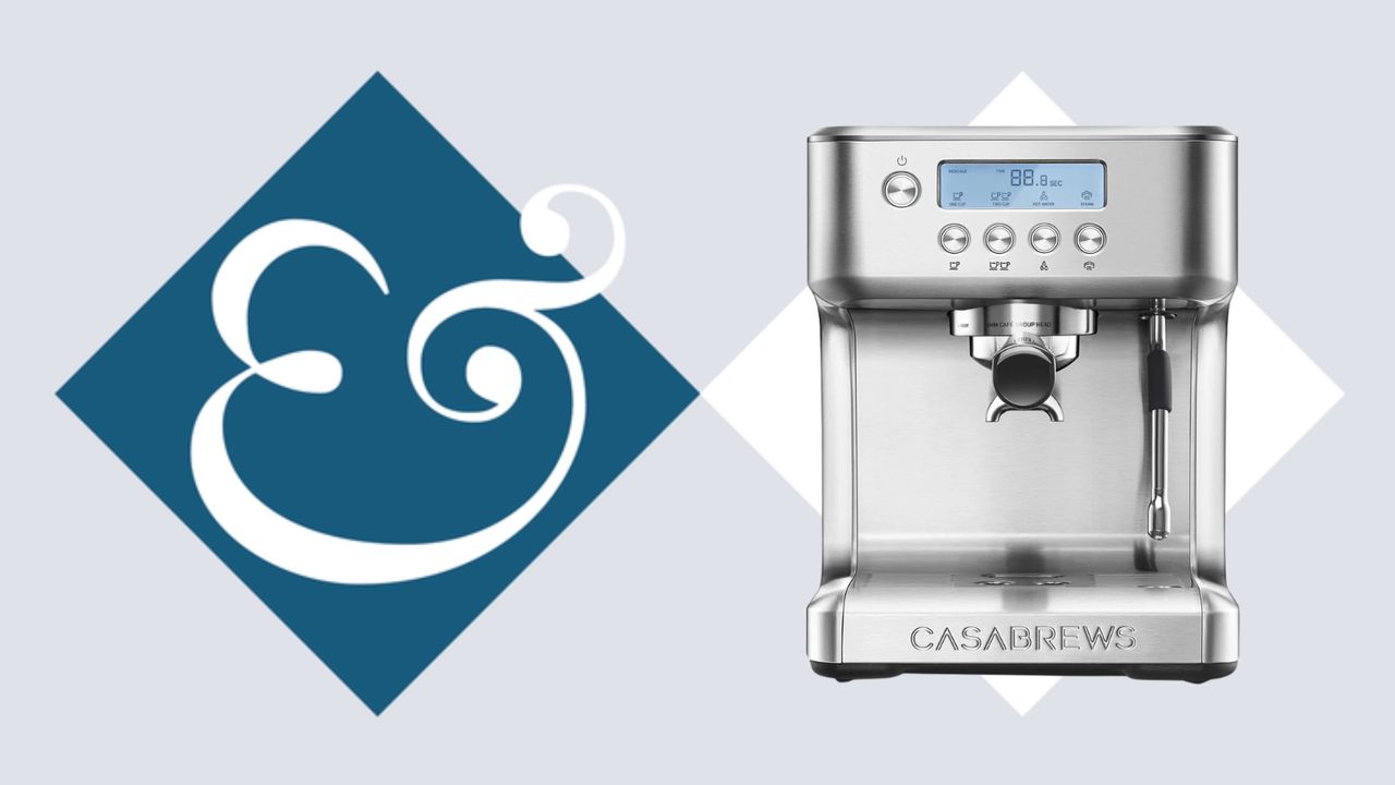 The stylish Casabrews ULTRA espresso machine delivers coffee shop grade ...