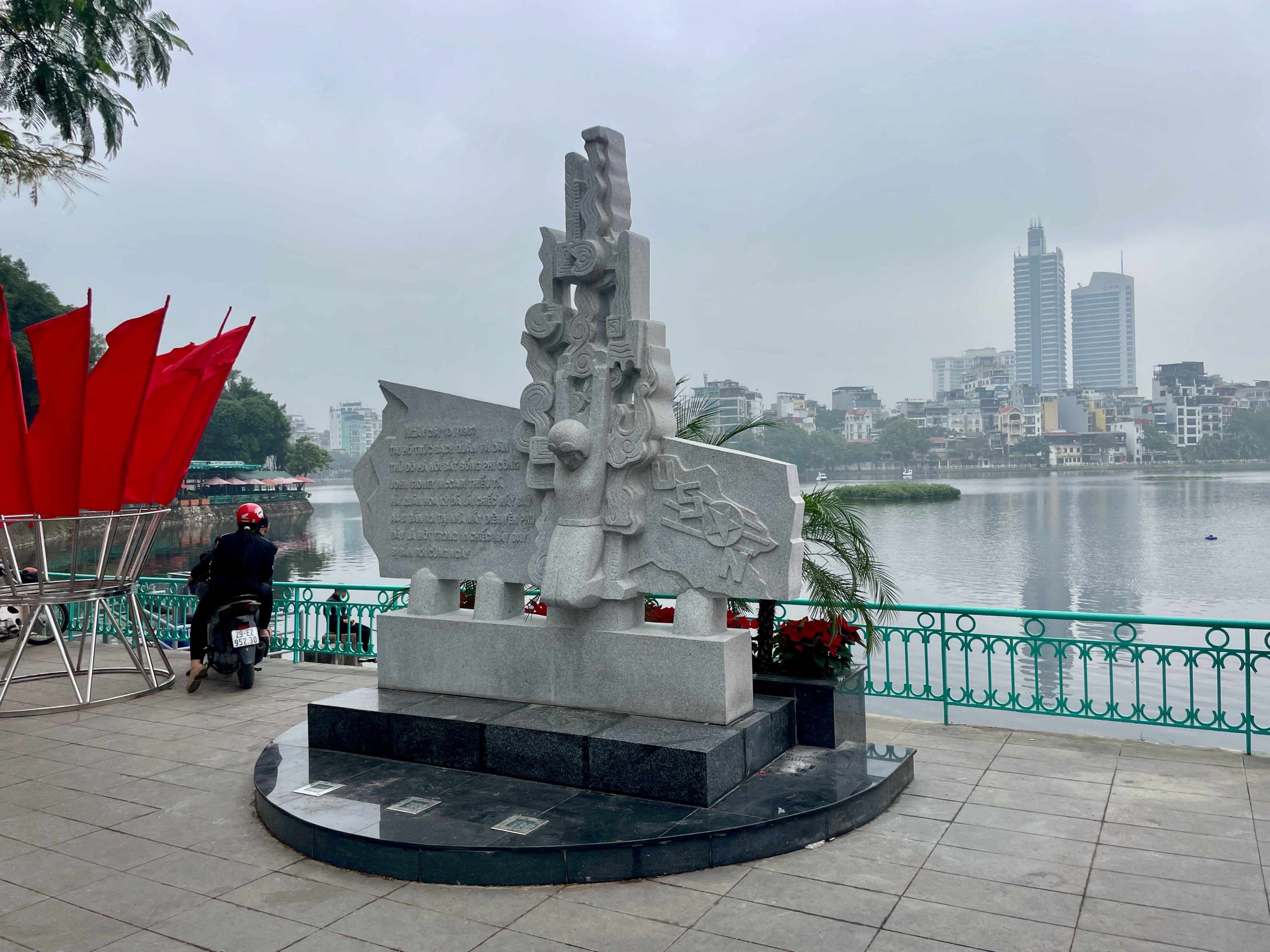 The John McCain A-4 Skyhawk crash site in Hanoi: Truc Bach Lake and its ...